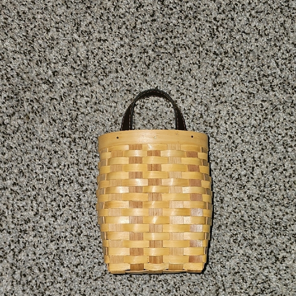Accents | Woven Tan Hanging Basket Bag | Poshmark